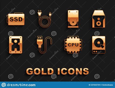 Set Usb Cable Cord Uninterruptible Power Supply Hard Disk Drive Hdd