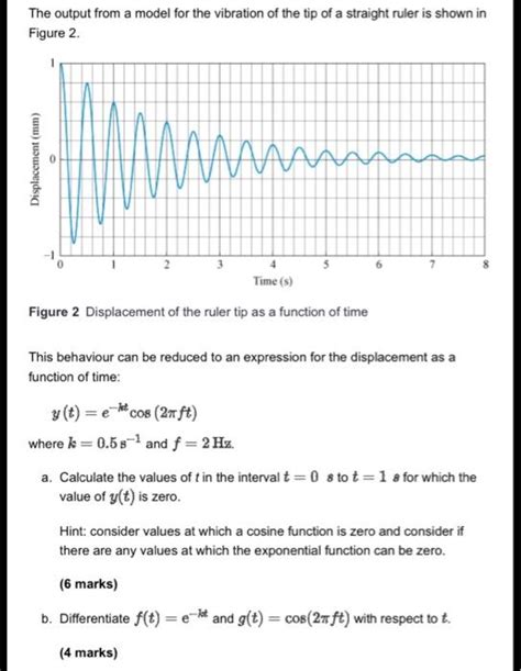 solved c differentiate the function y t to show that the