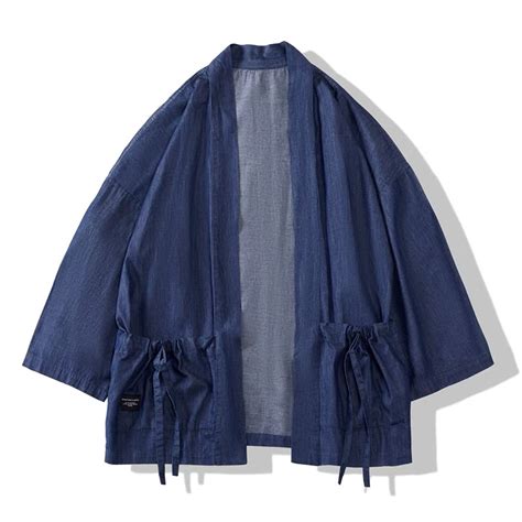 Japanese Stylish Kapital Noragi Kimono Cardigan Denim Haori Kimono