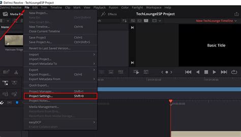 how to find saved projects in davinci resolve tech lounge
