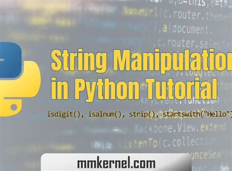String Manipulation In Python Tutorial 20 Essential Code Examples
