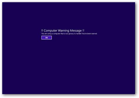How To Display A Startup Message Box In Windows 8