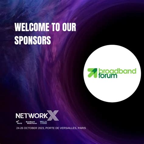 Network X On Linkedin Broadband Bbf Broadbandforum Networkx 5g Software Networking Wifi…