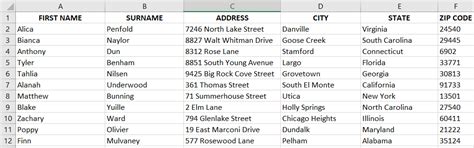 Set Up Your Excel Mailmerge Data Source File Qrstuffcom