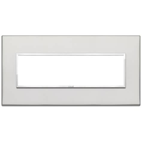 Рамка Eikon Evo серебристый алюминий Vimar Электрооборудование Vimar