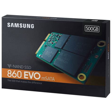 Samsung 860 EVO 500GB MLC V-NAND SATA III 6Gb/s mSATA Internal SSD 5 ...