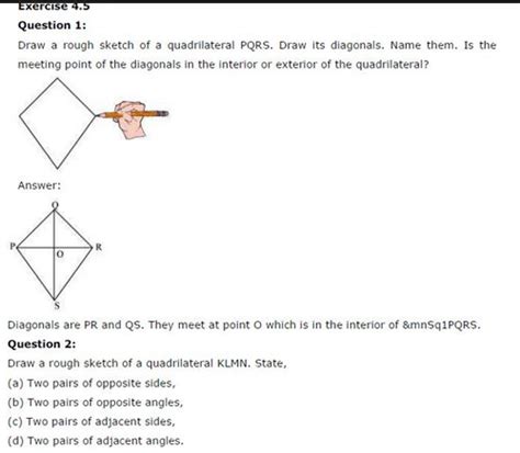 Ncert Solutions For Class 6 Maths Basic Geometrical Ideas Exercise 4 5