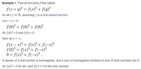calculus functional equation problem solving substitution
