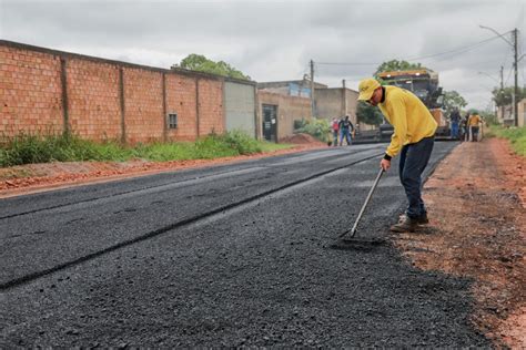 Porto Velho Ultrapassa Meta E Asfalta Mais De 100 Quilômetros De Ruas