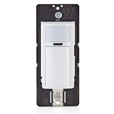 Reviews For Leviton Decora Motion Sensor In Wall Switch Auto On 2a Single Pole 3 Pack White