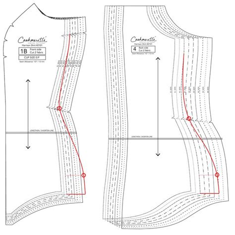 Grading Between Sizes Top Or Dress With Princess Seams Cashmerette Sewing Alterations