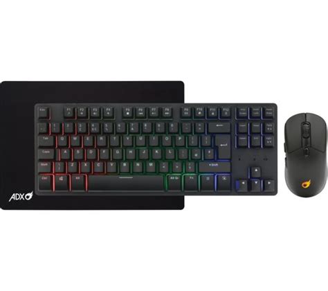 Adx Firebundle Wireless Firecombo Gaming Keyboard And Mouse Set Black Currys Business