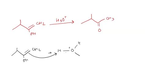 Solved The Final Step In The Hydration Of An Alkyne Under Acidic