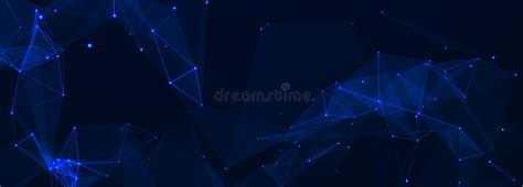 Technology Background Abstract Digital Combination Dots And Lines Network Connection Structure