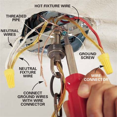 Wiring A Light Fixture And Switch