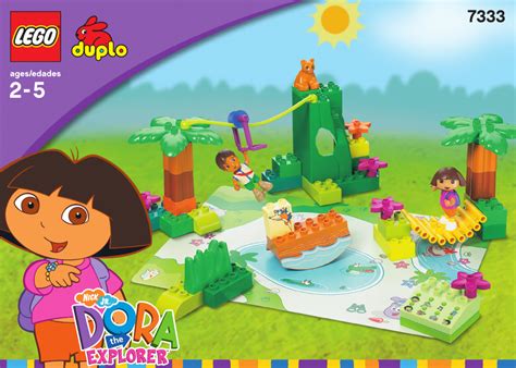 Instrukcja Obsługi Lego Dora And Diegos Animal Adventure 8 Stron