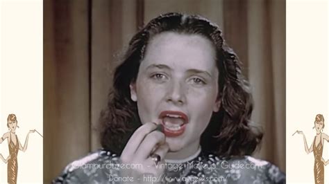Vintage 1940s Makeup Tutorial Film 1946 Youtube