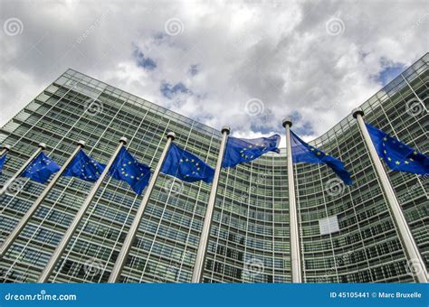 Eu Flags Stock Image Image Of Gold Belgian Crisis 45105441