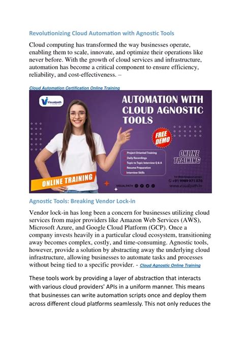 Ppt Cloud Automation Online Training Terraform Training In