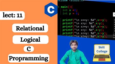 Relational Logical Operators C Programming Skill College Sindhi Muhammad Ali Youtube