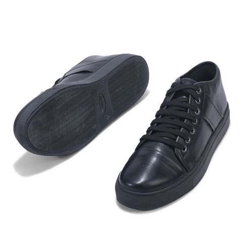 Black Casual Sneakers For Women Woodland