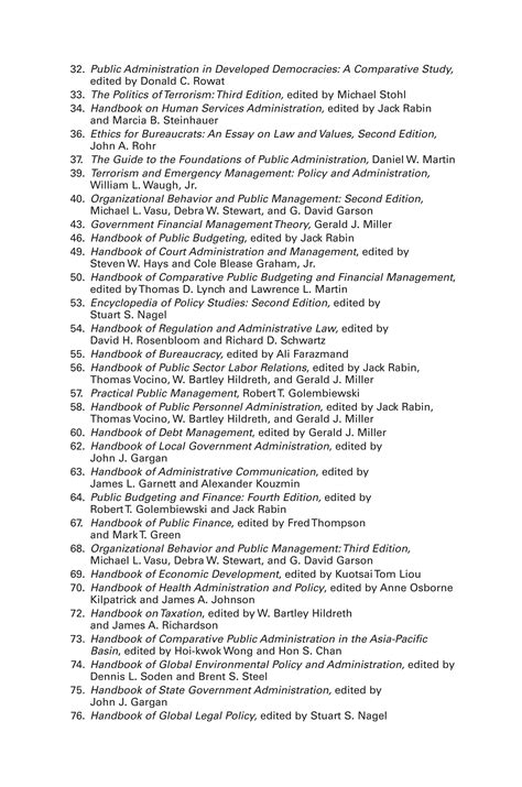 Governance Networks In Public Administration And Public Policypdf