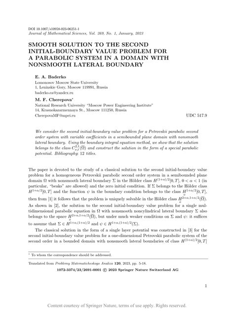 Smooth Solution To The Second Initial Boundary Value Problem For A Parabolic System In A Domain
