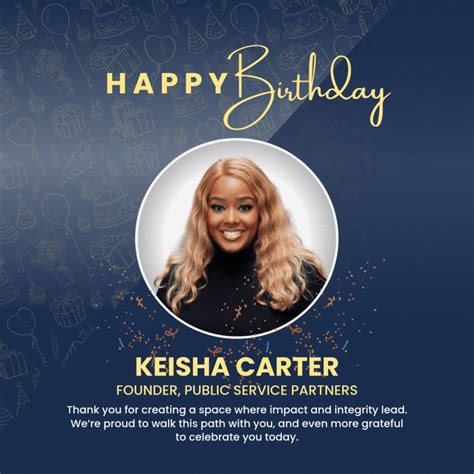 Thanks Team Keisha Carter