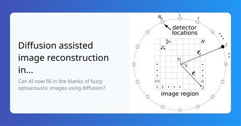 Diffusion Assisted Image Reconstruction In Optoacoustic Tomography Ai