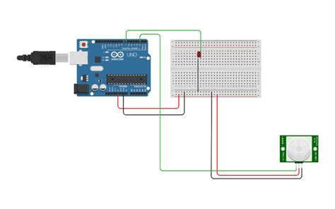 Circuit Design Pir Motion Sensor Based Led Automation Tinkercad
