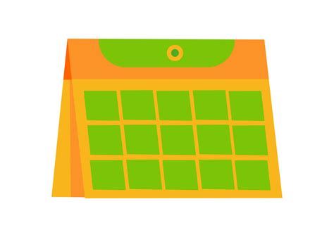 Vector Design Calendar Shape Illustration 8064190 Vector Art At Vecteezy