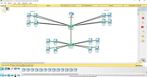Tutorial Konfigurasi Vlan Di Cisco Packet Tracer Dengan 2 Switch 1