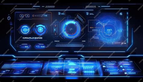 Premium Photo Abstract Technology Ui Futuristic Concept Hud Interface