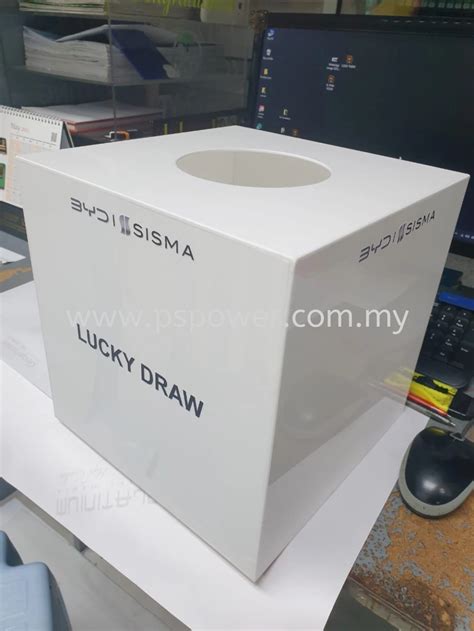 Acrylic Lucky Draw Box Selangor Malaysia Kuala Lumpur Kl Puchong