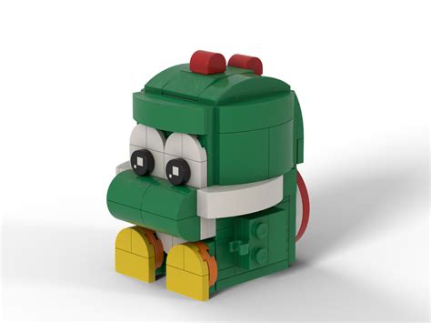 Lego Moc Yoshi By Curtydc Rebrickable Build With Lego