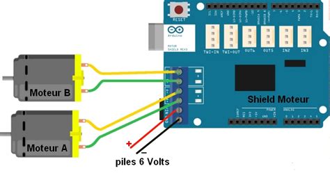 5 Piloter Des Moteurs Avec Le Shield Moteur Arduino R3 Technologie Colette
