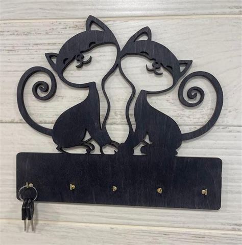 Ключница настенная Котята из дерева 226х250 мм купить онлайн на Rozetka