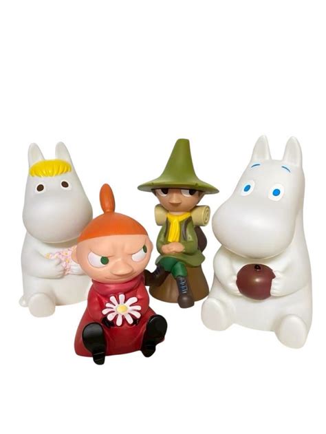 《台灣現貨 出貨》moomin 姆明 姆明家族 嚕嚕米 歌妮 小美 史力奇 存錢筒 擺件 送禮 公仔 玩具 療癒 可愛 蝦皮購物