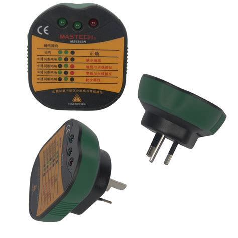 Mastech Electrical Socket Tester Ms6860n Voltage T Grandado