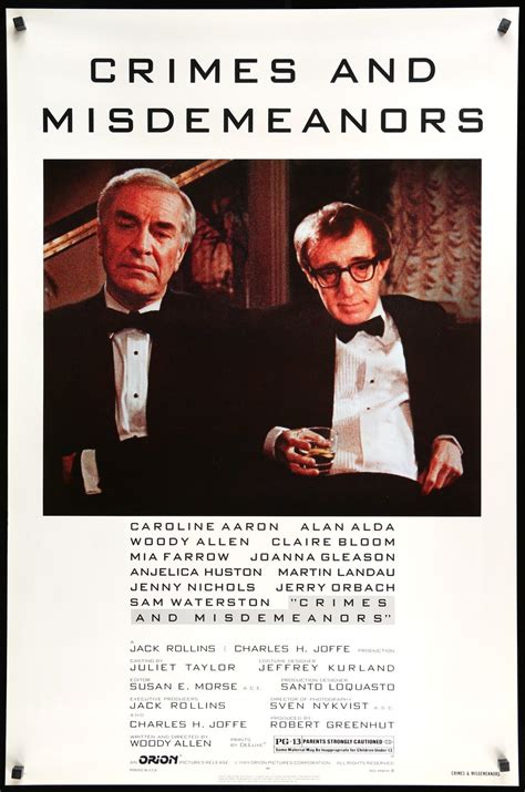 Crimes Et Délits Woody Allen Critique