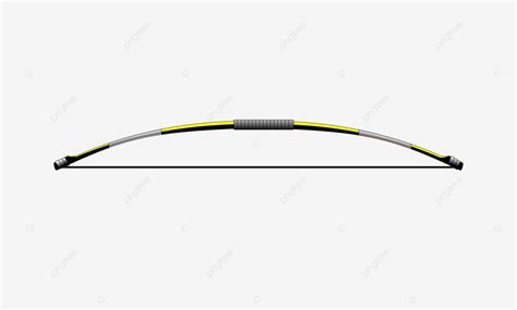 Yellow Bow Vector Design Images Yellow Long Bow Long Bow Archery