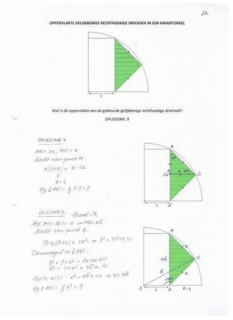 Oplossing 22 Driehoeken