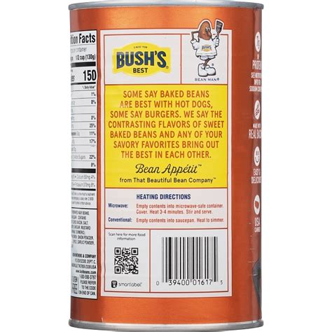 Bushs Best Bushs Baked Beans Original Us Foods Chefstore