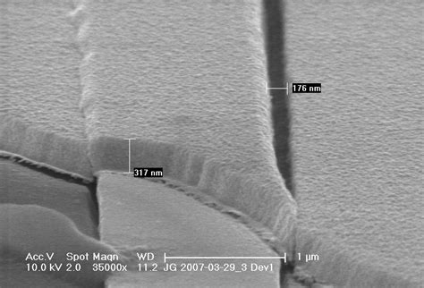 Sem Image Illustrating Recess In Sio2 Deposition Download Scientific Sem Image Illustrating Recess In Sio2 Deposition Download Scientific