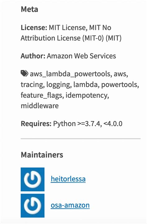 Maintenance Add Header To License · Issue 1881 · Aws Powertools