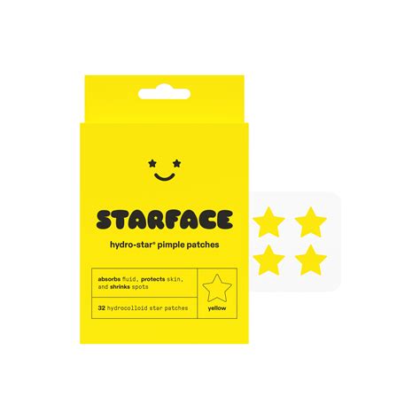 Starface Hydro Star Yellow Pimple Patches 32ct