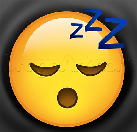 How To Draw Sleep Emoji Step By Step Characters Pop Culture Free