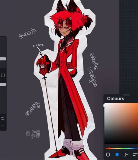 Alastor Fanart Art By Rayjeff On Ig In 2025 Hotel Fan Art Human