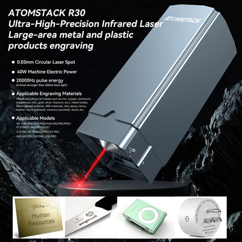Atomstack R30 Infrared Laser Module 40w Laser Engraver Head For Cnc