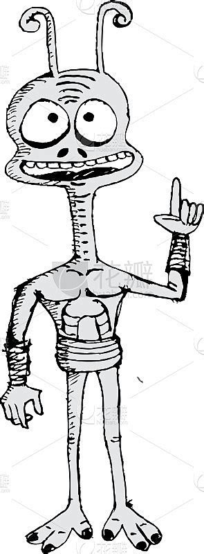 卡通可爱的怪兽图标标志设计